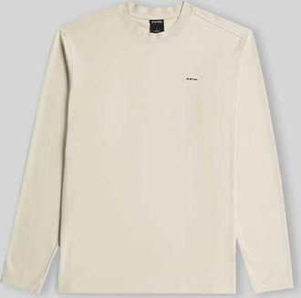G-Star Langarmshirt mit kleinem Logo-Schriftzug