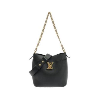 Louis Vuitton Pre-owned Lock & Walk Kalbsleder Umh&auml;ngetasche - - Pre-owned - Damen - Schwarzk - ONE SIZE