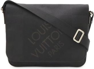 Louis Vuitton Pre-owned Petit Messager Damier Geant Sac Bandouli&egrave;re - Femme - Pre-owned - Noir - Taille: ONE Size