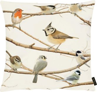 Apelt Apelt Kissenh&uuml;lle Winterwelt Baumwolle V&ouml;gel Gr&ouml;&szlig;e 46x46 cm