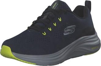 Skechers Homme Vapor Foam Baskets, Navy Mesh/Synthetic/Lime Trim, 42.5 EU