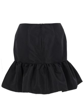 Nina Ricci Peplum Mini Skirt - Black