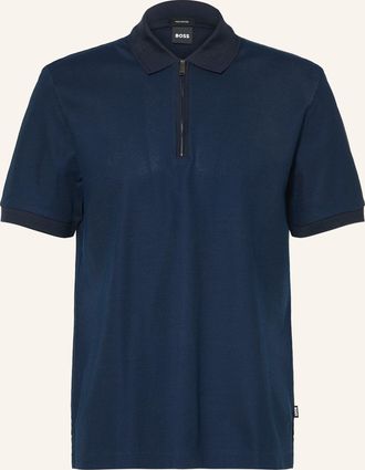 HUGO BOSS Piqu&eacute;-Poloshirt Pei blau