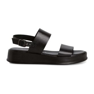 Tamaris Schwarze Casual Offene Flache Sandalen - - Shoes - Damen - Schwarzk - 39 EU