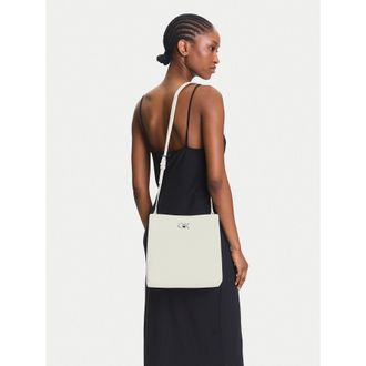 Calvin Klein Handtasche Calvin Klein Ck Bucket Bag_Tex K60K613179 Wei&szlig;