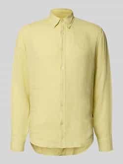 Boss Orange by Hugo Boss Regular Fit Freizeithemd aus reinem Leinen Modell RELEGANT