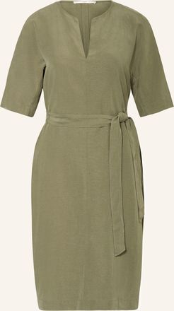 Lanius Lanius Kleid Mit Leinen gruen