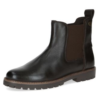 Caprice Caprice Damen Stiefeletten mit Rei&szlig;verschluss Wechselfu&szlig;bett, Braun (Dk Brown Nappa), 41 EU