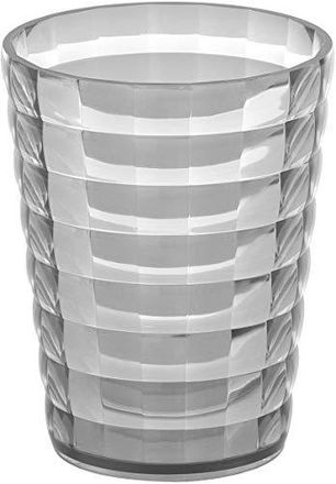 Gedy Glady Bürstenhalter, thermoplastisches Harz, anthrazit, 8,5 x 8,5 x 11