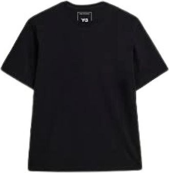 Yohji Yamamoto Homme, Tops, Noir, Taille: L T-shirt Décontracté en Coton