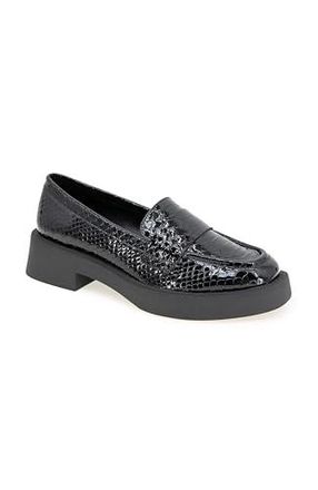 Kenneth Cole Reaction Mocassins Surrey pour femme, Black Snake, 39.5 EU