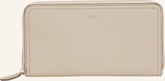 HUGO BOSS Brieftasche Lenah Ziparound beige