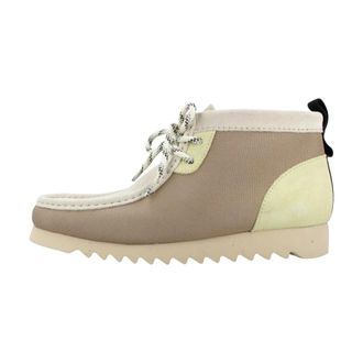 Clarks Stilvolle Schn&uuml;rstiefel f&uuml;r M&auml;nner - - Shoes - Herren - Beige - 41 1/2 EU