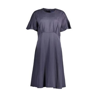 GANT Femme, Robes, Bleu, Taille: 36 FR T-shirt &agrave; col en V
