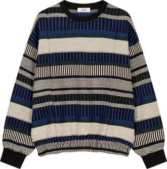 TOMBOY Gestreifter Pullover - Schwarz