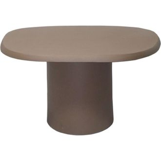 Vente-Unique Table basse en m&eacute;tal - Taupe - ZINARA