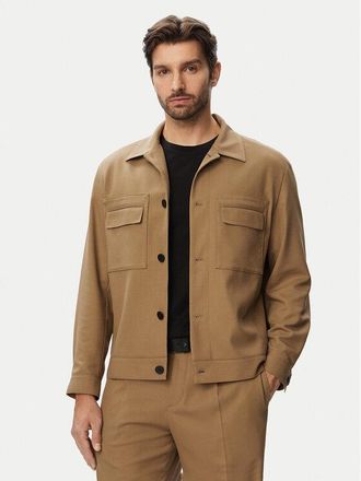 HUGO BOSS Hemdjacke Juliano243F1 50555258 Beige Slim Fit