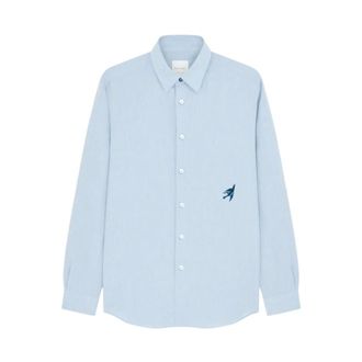 Paul Smith Camicia Ricamo Rondine - - Shirts - Herren - Blau - M