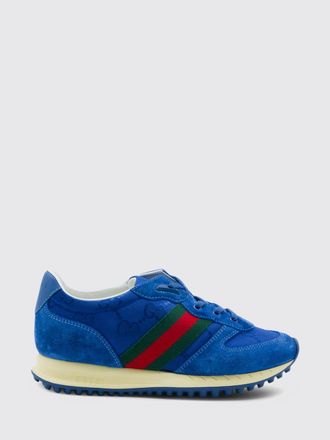 Gucci Re-Motion Sneakers aus Wildleder und Canvas mit GG-Jacquard-Monogramm