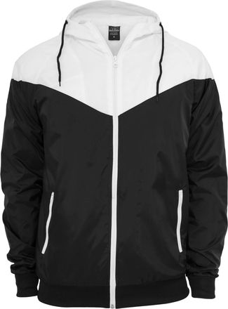 Urban Classics Arrow Windrunner Softshelljacke f&uuml;r Herren (Schwarz/Wei&szlig;)