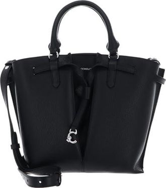 Coccinelle Flores Handbag Grained Leather L Noir