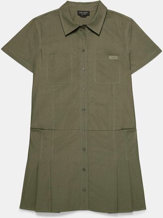 Kate Spade New York Utility Hemdkleid, Plissiert