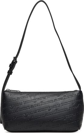 Tommy Jeans Handtasche Tommy Jeans Tjw Must Aop Shoulder Bag AW0AW17867 Schwarz
