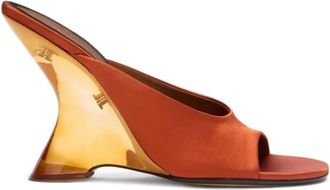 Dries Van Noten Femme, Chaussures, Orange, Taille: 36 1/2 EU Sculptural Sandal