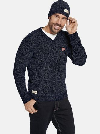 Jan Vanderstorm Strickpullover RONAI im Beanie-Style