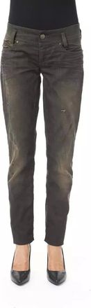 Byblos Femme, Jeans, Gris, Taille: W26 Jean femme en coton noir Regular Fit