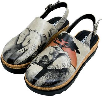 Dogo Damen Akita Sandale mit Absatz, Mehrfarbig, 40 EU