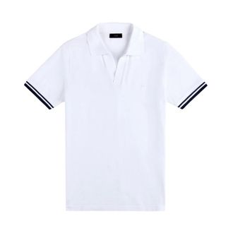 Fay Homme, Tops, Blanc, Taille: XL Polo With Logo