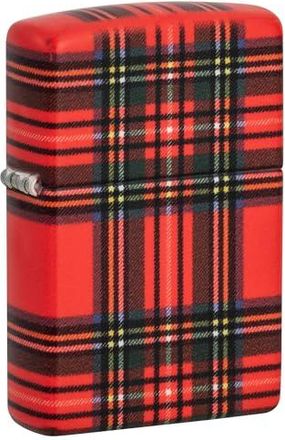 Zippo Sturmfeuerzeug - Red Plaid Design - 540 Colour - Nachf&uuml;llbar - Wiederverwendbar - Windfestes Design - Geschenkbox - Made in USA