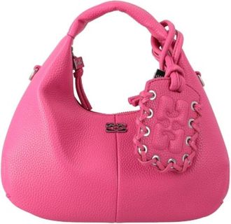 Ganni Femme, Sacs, Rose, Taille: ONE Size Hobo Mini Bag