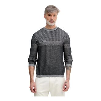 A|X Armani Exchange Rundhals-Pullover aus gek&auml;mmter Baumwolle - - Knitwear - Herren - Schwarzk - L