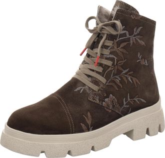 Think Damen KANGAE chromfrei gegerbte Lammfell Schneestiefel, 3000 BARK/Kombi, 39.5 EU