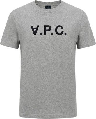 A.P.C. A.p.c., Femme, Tops, Gris, Taille: 40 FR T-shirt Standard Grand VPC Gots