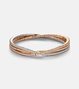 Bucherer Bracelet Stretchy en or 18 ct et diamants