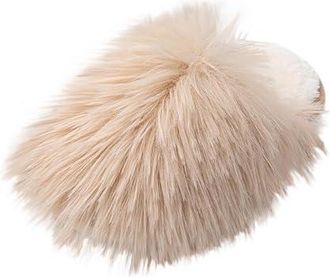 Generic Pantoufles dhiver confortables pour femme - Couleur unie - Respirantes - Chaudes - &Agrave; enfiler - Pour int&eacute;rieur et ext&eacute;rieur, marron, 37.5 EU