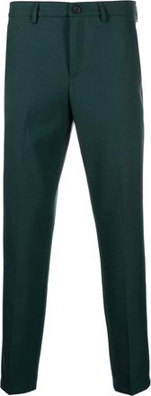 Department Five Klassische Hose mit Logo-Patch - Grün