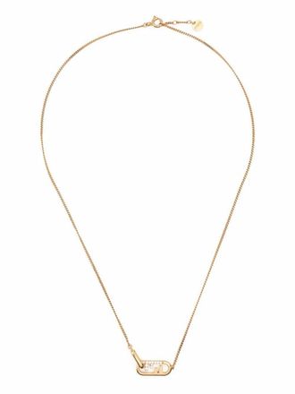 Fendi collier OLock &agrave; ornements en cristal
