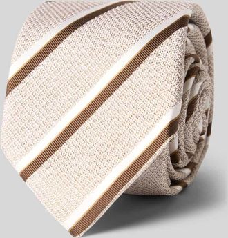 Gierremilano Seidenkrawatte aus reiner Seide mit Logo-Patch (7,5cm)