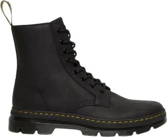 Dr. Martens Homme, Chaussures, Noir, Taille: 42 EU Combs Leather 8 Eye Boot