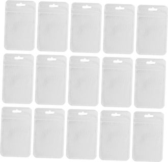 OSALADI 50stücke Pack Transparente Plastiktüten Aufbewahrungsbeutel Für Schmuck Und Edelsteine Organizer-Beutel Zum Sortieren Von Perlen Nähen Basteln Kunstpr