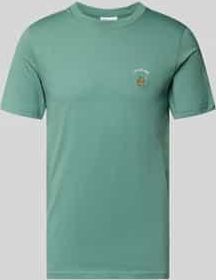Lindbergh T-Shirt mit Stitching und Rundhalsausschnitt