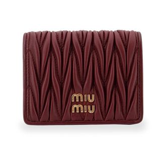 Miu Miu Kleine Matelass&eacute; Nappaleder-Geldb&ouml;rse - - Accessories - Damen - Rot - ONE SIZE