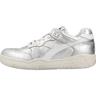 Diadora Metallic Sporty Sneakers - - Shoes - Damen - Grau - 38 EU