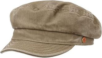 Mayser Casquette Marin Altona Anti UV Femme/Homme - Made in The EU en Coton pour Femme Type Gavroche avec Visiere Ete Printemps-ete - 60 cm Beige Fonce