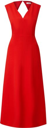 s.Oliver Black Label s.Oliver Damen 2148112 Maxi Kleid aus Leinenmix Maxi Kleid aus Leinenmix, rot_3062, 36