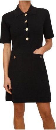 Fracomina Femme, Robes, Noir, Taille: 40 FR Polo